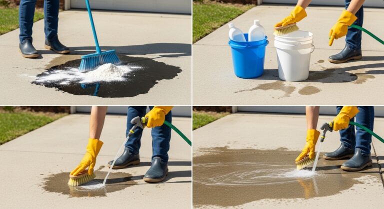 Complete Guide to Removing Oil Stains from Concrete Surfaces